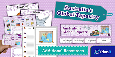 Year 6 HASS Geography Australia's Global Tapestry Unit Pack