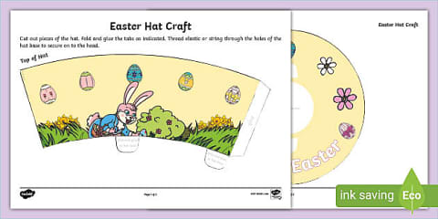 Aussie Easter Hat Paper Craft
