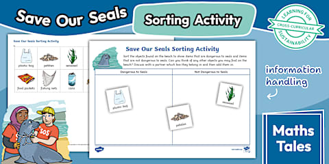 Save Our Seals Pictogram Activity Sheet
