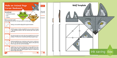 Origami Dragon Bookmark | Twinkl Crafts