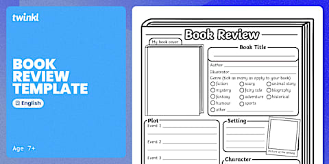 Book Blurb Worksheet