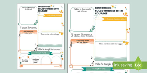 Find Your Brave Courage Activity Pack