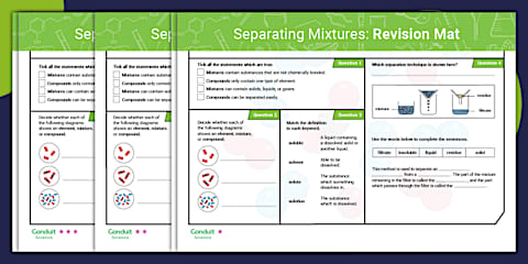States of Matter: Revision Mat