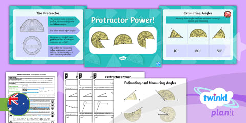 Years 5-6 Calculating Angles on a Line PowerPoint
