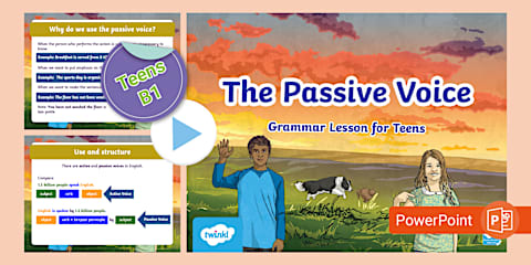 ESL The Passive Voice PowerPoint [Adults, B1]