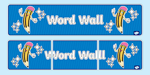 Word Wall Banner