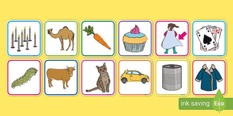 Initial Sounds Alliteration Picture Cards: Letter f