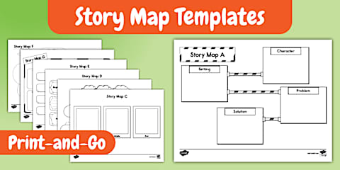 Comprehension Story Map for 6th-8th Grade