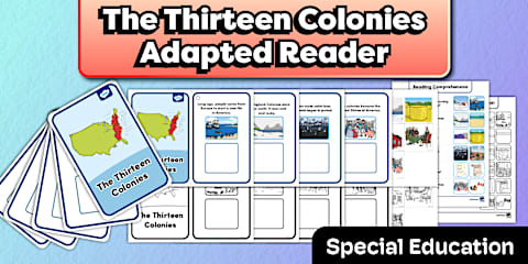 Fifth Grade Regions of the Thirteen Colonies Reading Comprehension ...