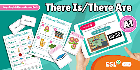 Large English Classes Lesson Pack: Present Continuous