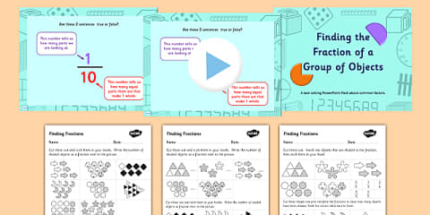Making Fractions of a Collection PowerPoint