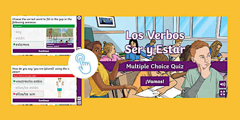 Spanish Grammar: Ser and Estar Worksheet