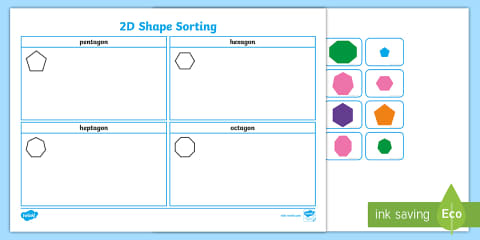 2D Shape Sorting