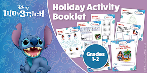 Christmas Brain Booster Booklet for 1st-2nd Grade