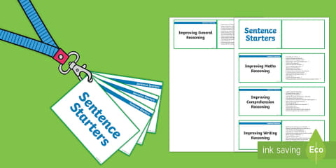 KS2 Sentence Starter Strips Pack