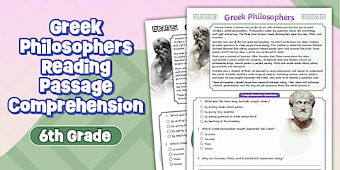 KS5 Great Minds: Plato Reading Comprehension
