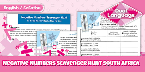 Grade 7 - Term 1- Ordering Positive and Negative Numbers Worksheet ...