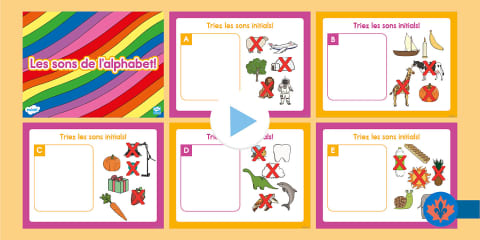 Printable French Alphabet Flashcards