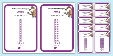 Multiplication with Arrays Posters