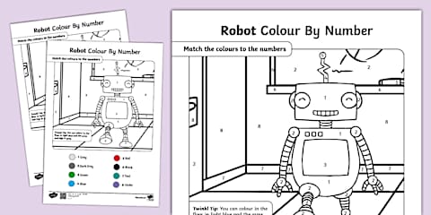 2D Shapes Robot Activity | Twinkl