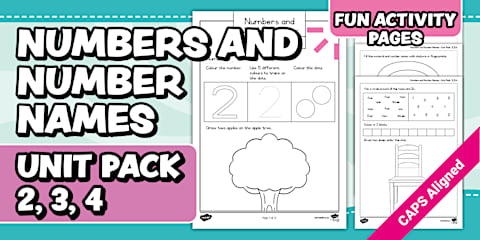 Grade R Maths - Term 4 - Numbers, Operations and Relationships - Number ...