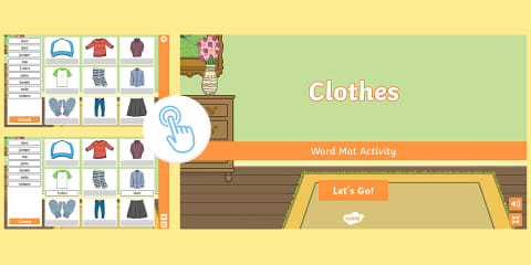 Summer and Winter Clothes Interactive Sorting Activity
