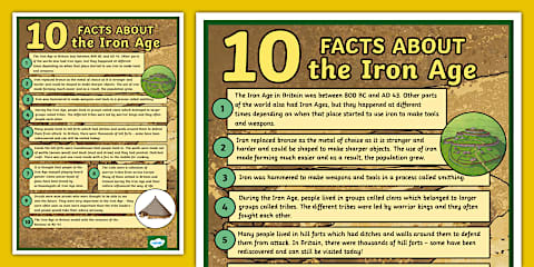 Iron Age Display Timeline