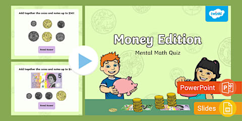 Australian Money Interactive Word Mat
