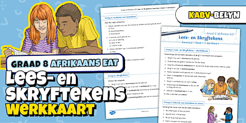 Graad 8 - Afrikaans EAT - Kwartaal 1 Leesbegrip en Taalgebruik ...