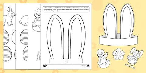 Easter Bunny Headband | Bunny Ear Craft