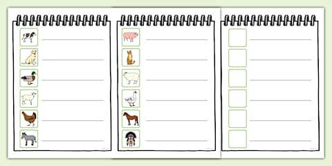 My Favourite Farm Animal Writing Frame | Worksheet