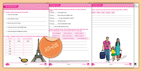 ESL Curriculum Level 6, Lesson 3 Worksheet