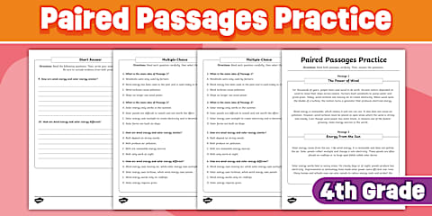 Fourth Grade Easy As P.I.E Author's Purpose Worksheet