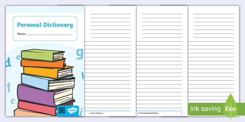 My Dictionary Workbook