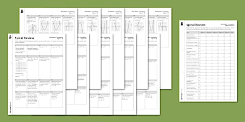 GCSE Foundation Number Spiral Review A