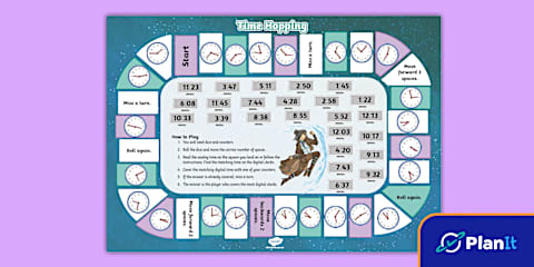 Time Traveller Board Game - time, units of time, year 3 maths games ...