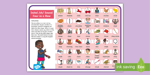 Initial /sh/ Sound Board Game