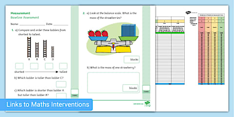 Year 1 Position and Direction Baseline Assessment and Tracker (Based on ...