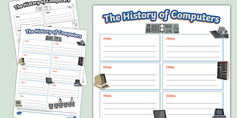 Computer History Sequencing Worksheet