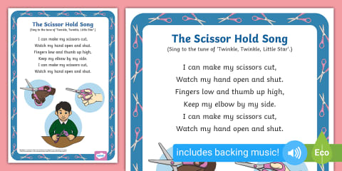 Scissor Grasp Display Posters - Twinkl Classroom Resources