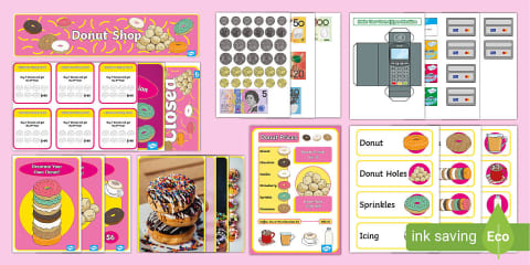 Cafe Role-Play Ordering Menu