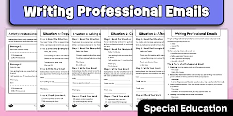 Functional Job Skills: Completing Job Forms for Special Education