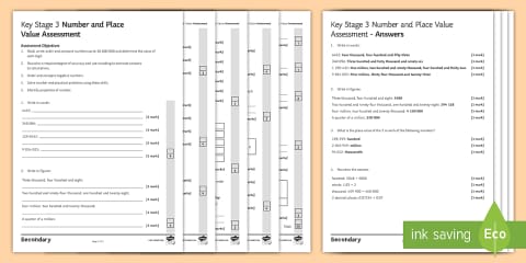 Recognise Integer Place Value