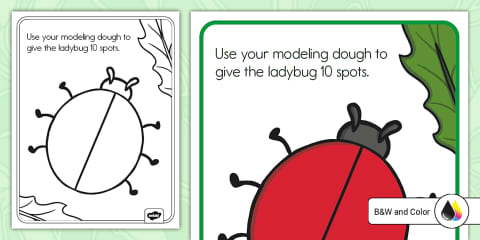 Ladybug Number Bonds Activity Booklet