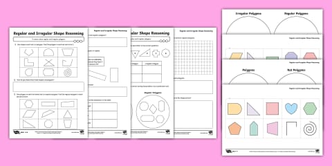 Regular vs Irregular Polygons (Ages 9 - 10)