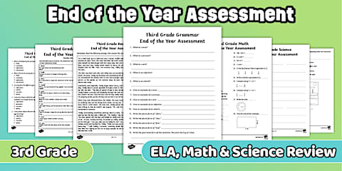 First Grade End of the Year Assessment Pack