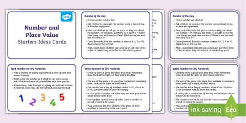 Second Grade What Is My Number? Place Value Cards