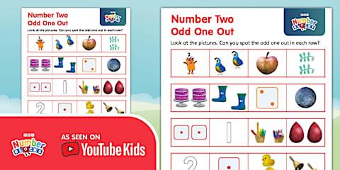 Numberblocks: 1-10 Scene Cut-Out Activity