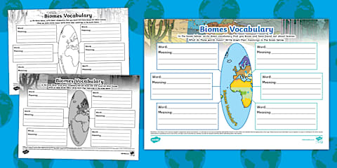 Biomes - Fact cards