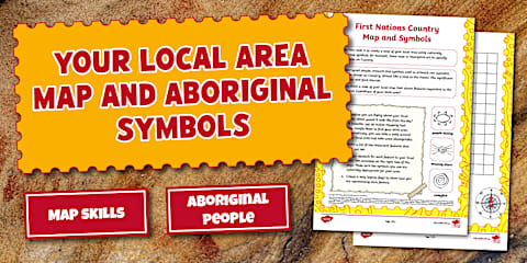 Aboriginal Symbols Page Borders